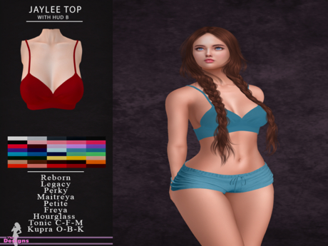 Second Life Marketplace - Jaylee Top Demo Hud